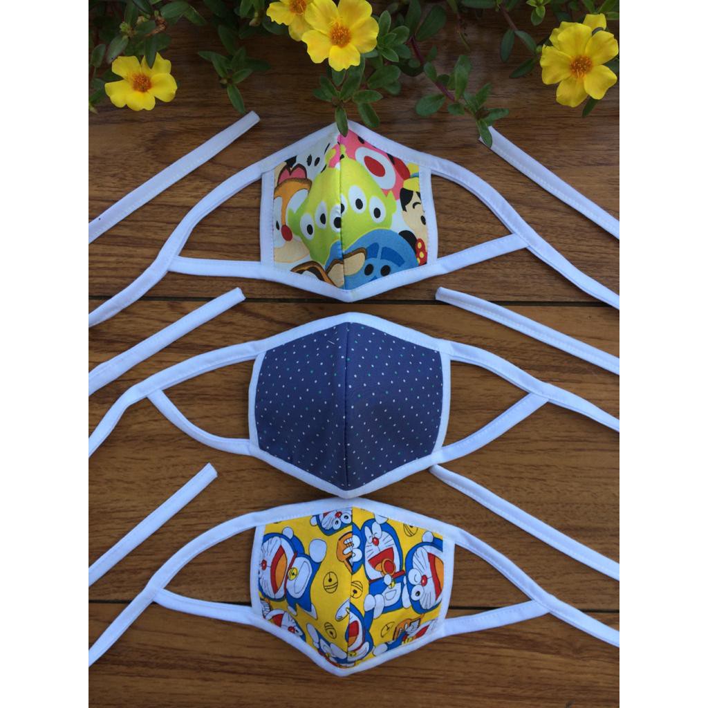 Jual Masker karakter 3 lapis / 3 pcs 50rb /masken anak | Shopee Indonesia