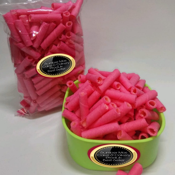 Jual WAFER STIK MINI PANDAN 250 GR/ WAFER ROLL PANDAN/ KILOAN | Shopee ...