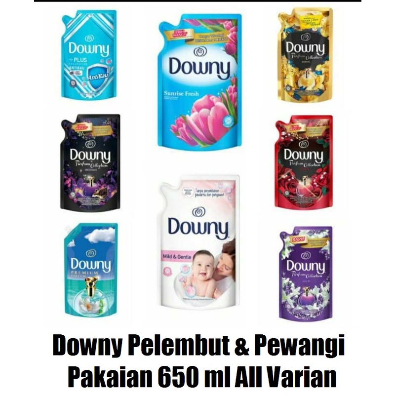 Jual Downy Pelembut & Pewangi Pakaian 600 ml All Varian | Shopee Indonesia