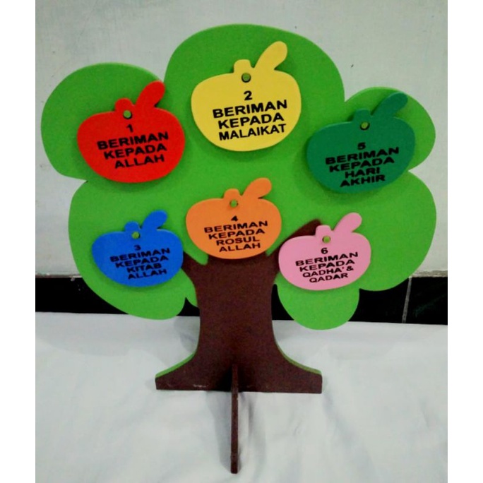 Jual mainan kayu pohon rukun iman murah | Shopee Indonesia