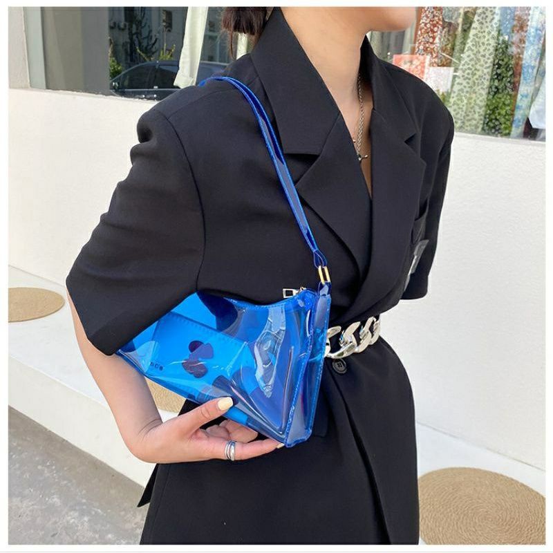 Jual TERBARU!BISA COD! TAS BAHU SHOULDER BAG MINI TRANSPARAN JELLY PVC WQNITA GAYA | Shopee ...