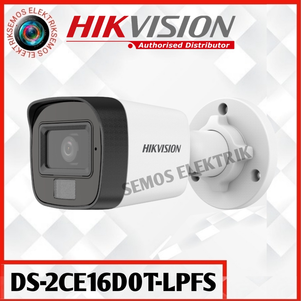 Jual Camera CCTV Outdoor HIKVISION 2MP Audio CAMERA DS-2CE16D0T-LPFS ...