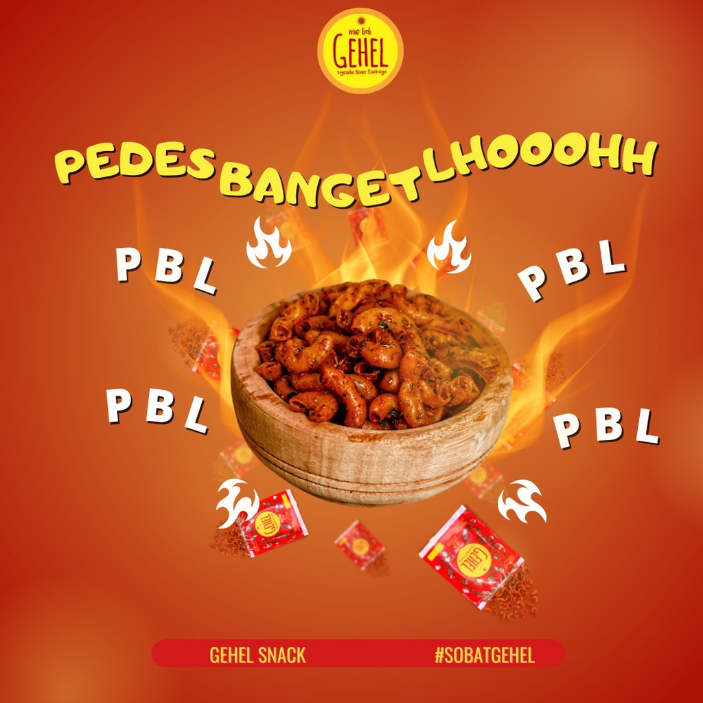 Jual Gehel Snack Makaroni Terenak Lezat Gurih Extra Pedas Jeruk Isi ...