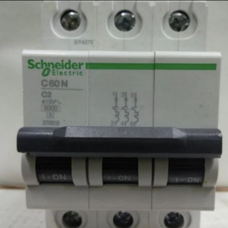 Jual mcb schneider 3p c60n 2a 4a | Shopee Indonesia