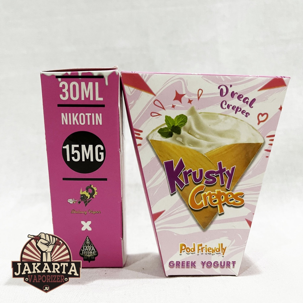 Jual PODS FRIENDLY KRUSTY CREPES V3 GREEK YOGHURT CREPES 30ML BY JAVA ...