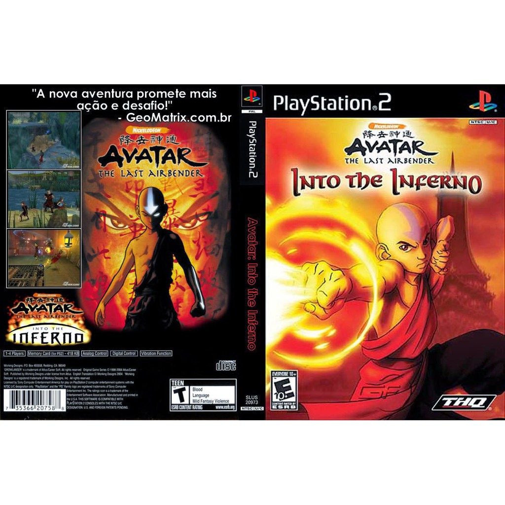 Jual Kaset DVD Games PS2 Avatar The Inferno | Shopee Indonesia