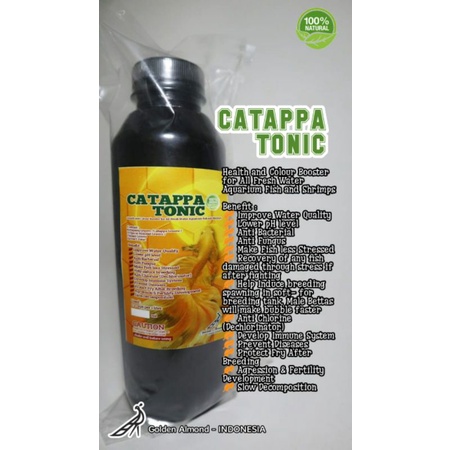 Jual CATAPPA TONIC 500ml, Catappa Liquid Solution for Fish Tank Clear ...