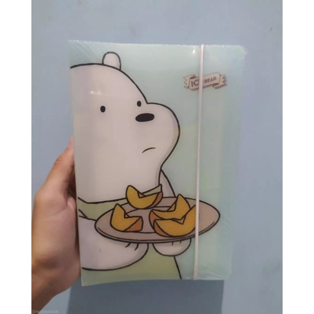 Jual Miniso X We Bare Bears Binder Memo Book (new) | Shopee Indonesia