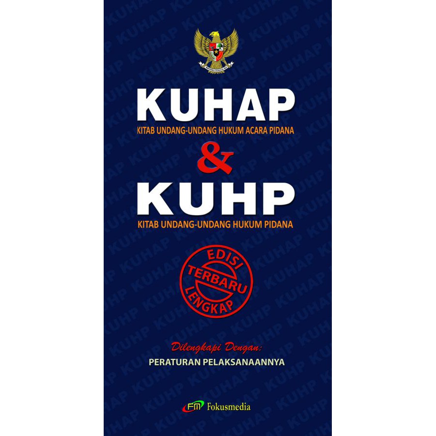 Jual TERMURAH !! BUKU UNDANG UNDANG - KUHAP DAN KUHP EDISI TERBARU (PERATURAN DAN PELAKSANAANNYA ...