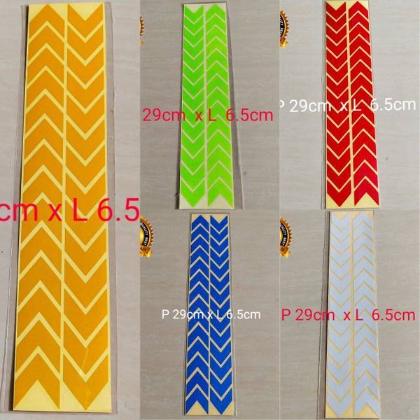 Jual stiker panah line reflective fosfor buat box SHAD KAPPA KMI SIDE ...
