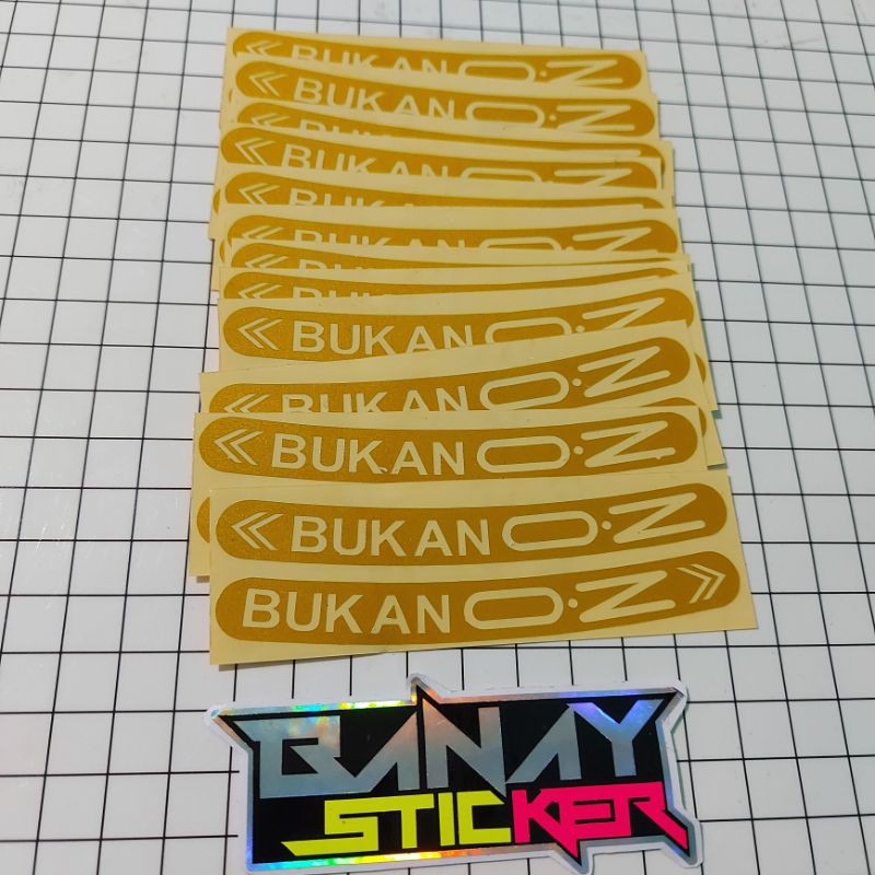 Jual STICKER VELG BUKAN OZ CUTTING | Shopee Indonesia