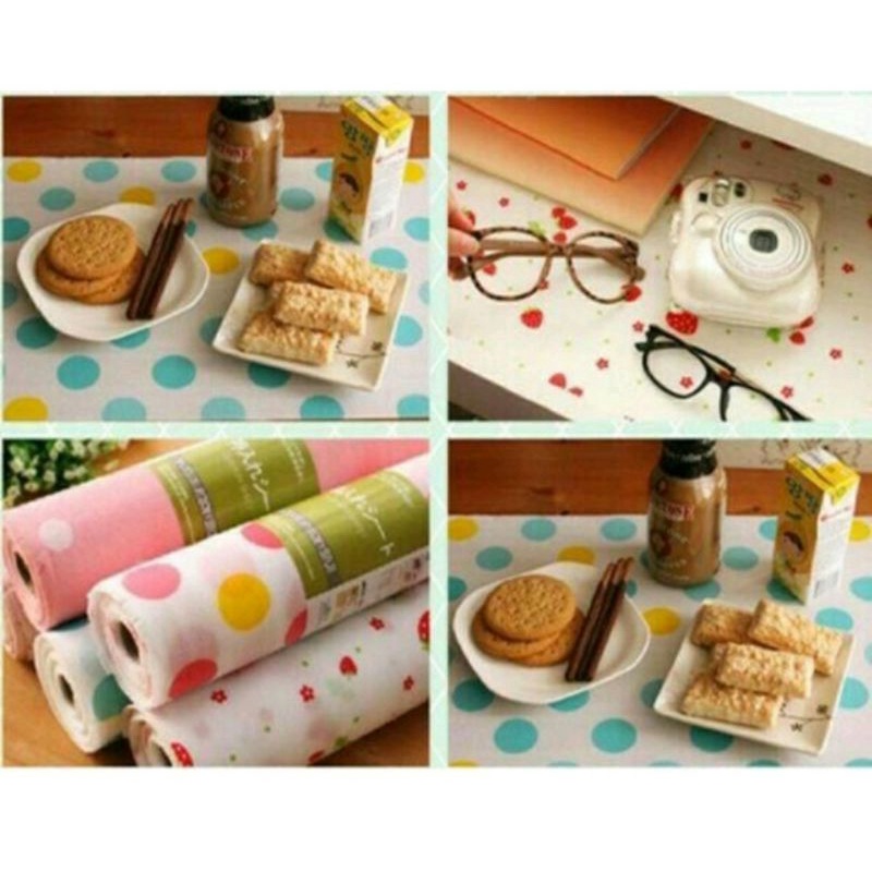 Jual Alas Meja cantik/Alas Laci/ Alas panjang 2 Meter/Alas lemari/alas ...