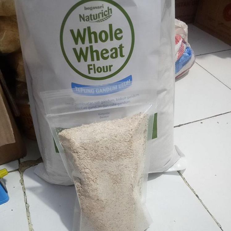Jual [45548] Whole Wheat Flour / tepung gandum kasar 1 kg | Shopee ...