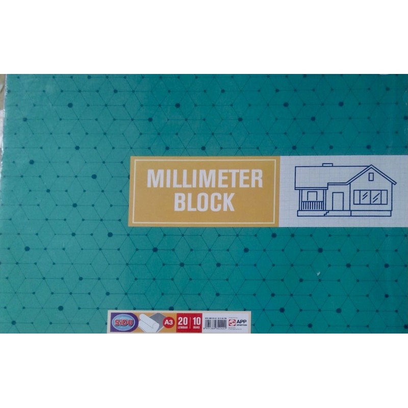 Jual Sinar Dunia Milimeter Block Book F4/A3 (20Sheets) | Shopee Indonesia