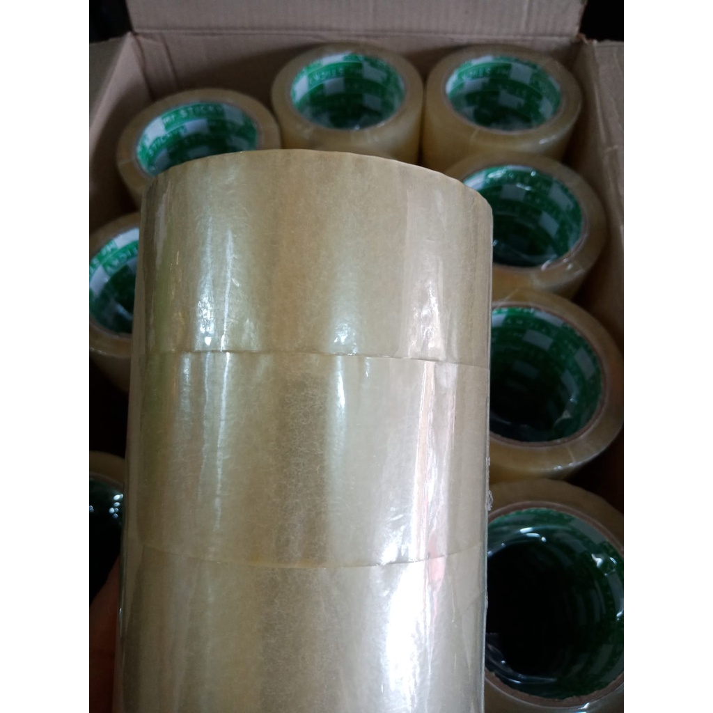 Jual Lakban Bening Besar / Lakban ukuran 45mm x 90yard / Selotip besar ...