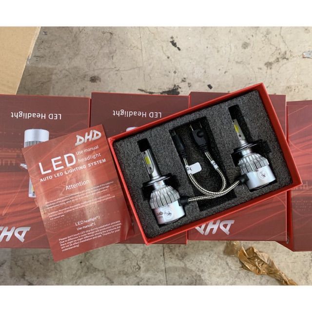 Jual Bohlam Lampu Led Mobil DHD H4 6000K Headlight Headlamp (Pf ...