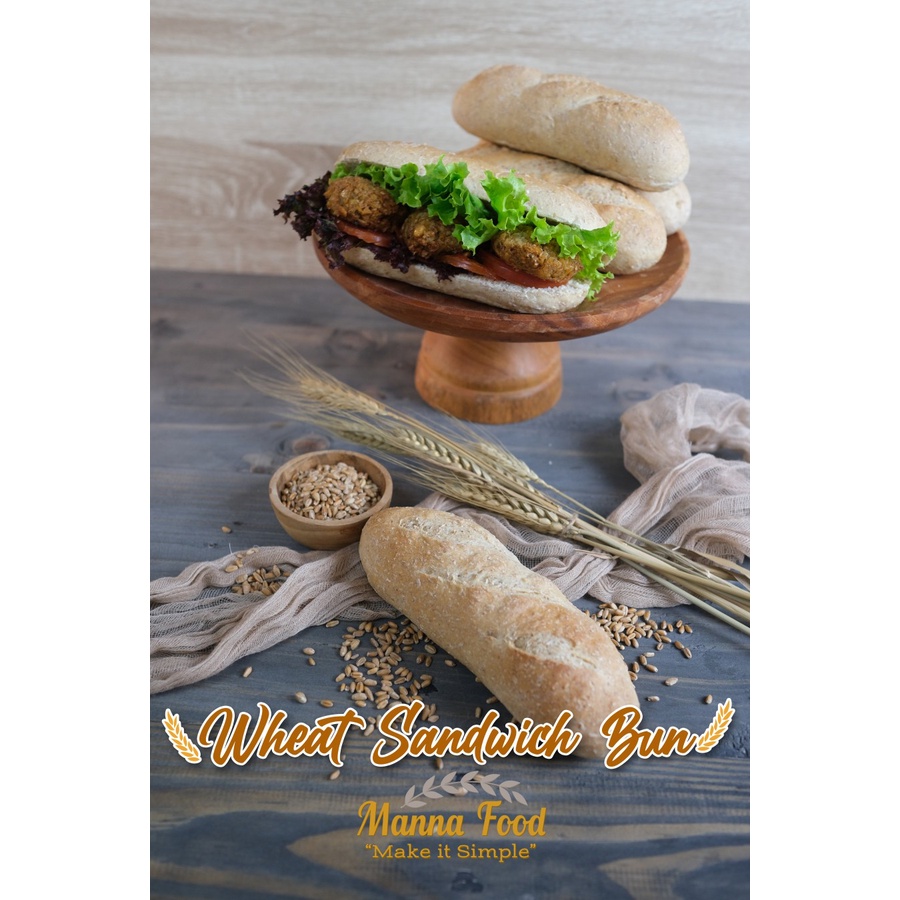 Jual Manna Food Sandwich Bun 1pack isi 12 pcs | Shopee Indonesia