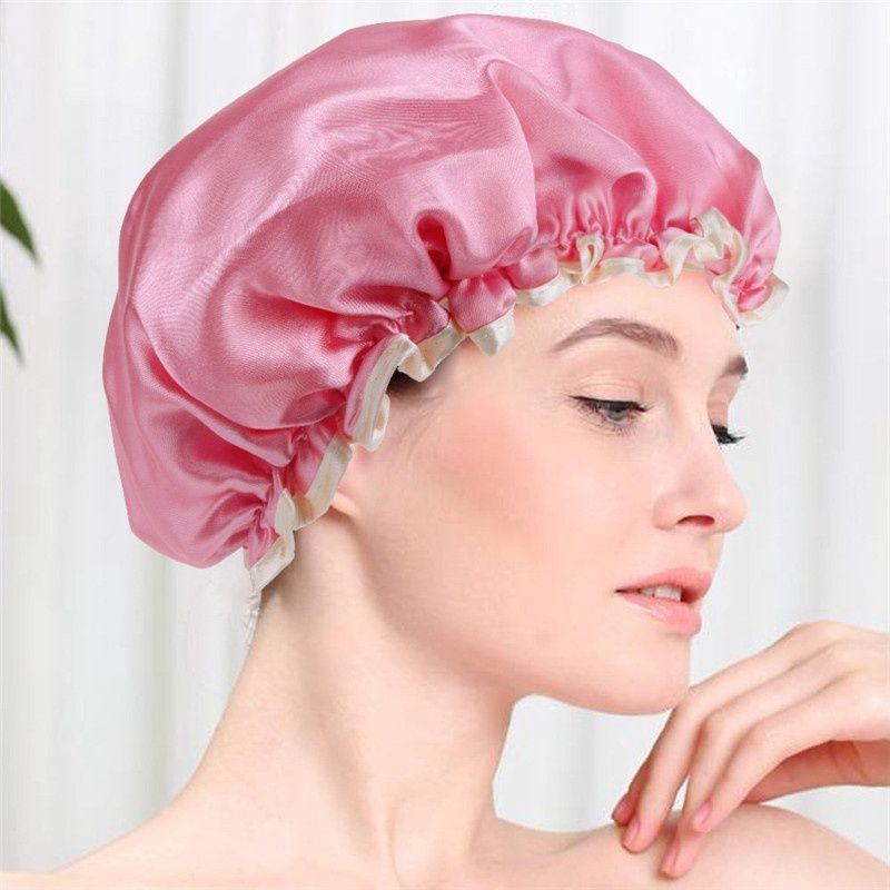 Jual SHOWER CAP/TOPI MANDI CANTIK BAHAN POLYSTER/TOPI KERAMAS/PERALATAN ...