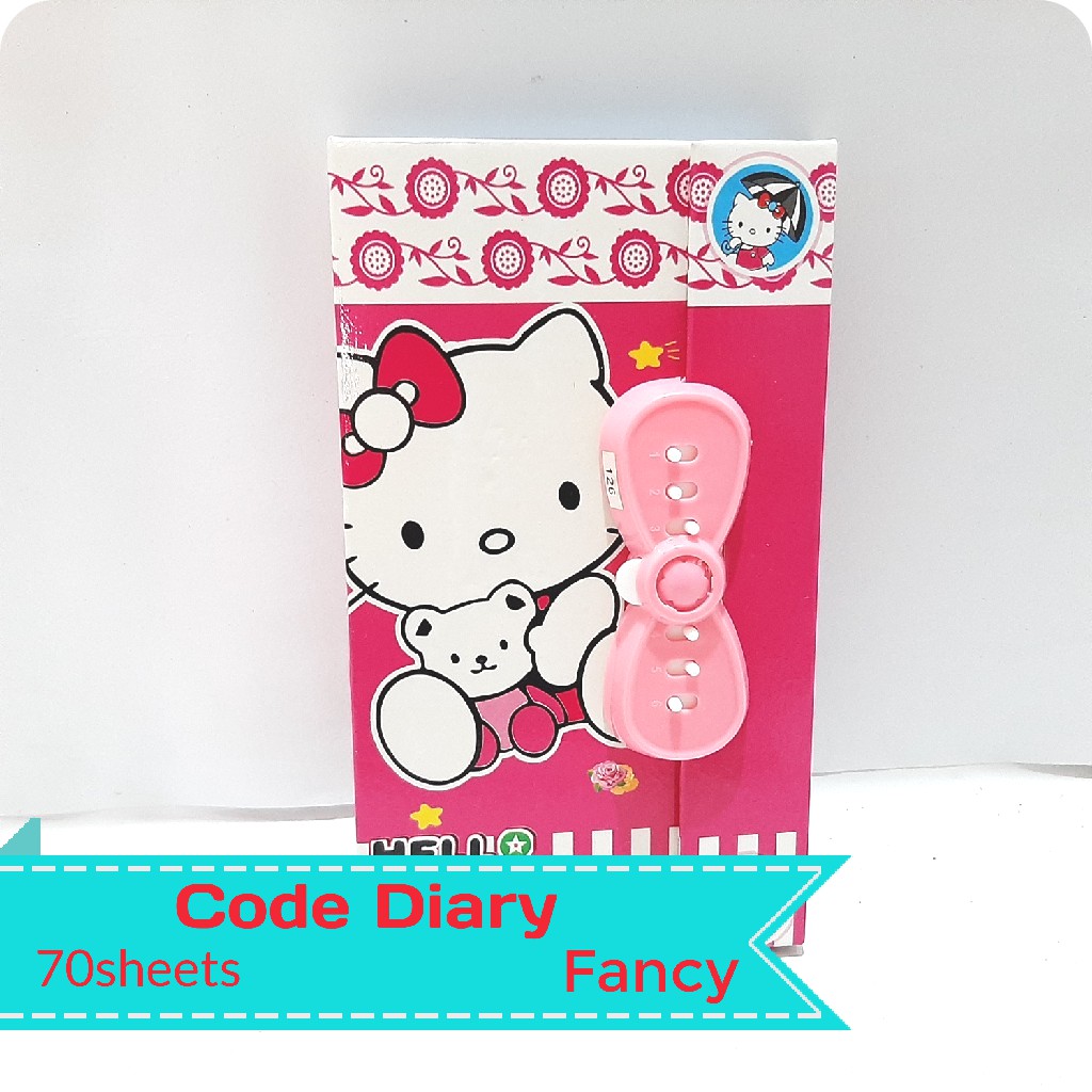 Jual Buku Catatan Harian Kunci Sandi Coded Diary Fancy | Shopee Indonesia