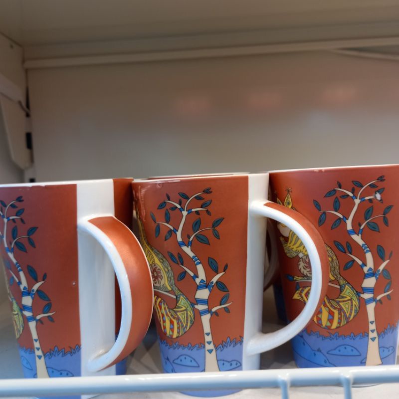 Jual MJUG KERAMIK BATIK CANTIK/ MUG MOTIF UNIK 15CM | Shopee Indonesia