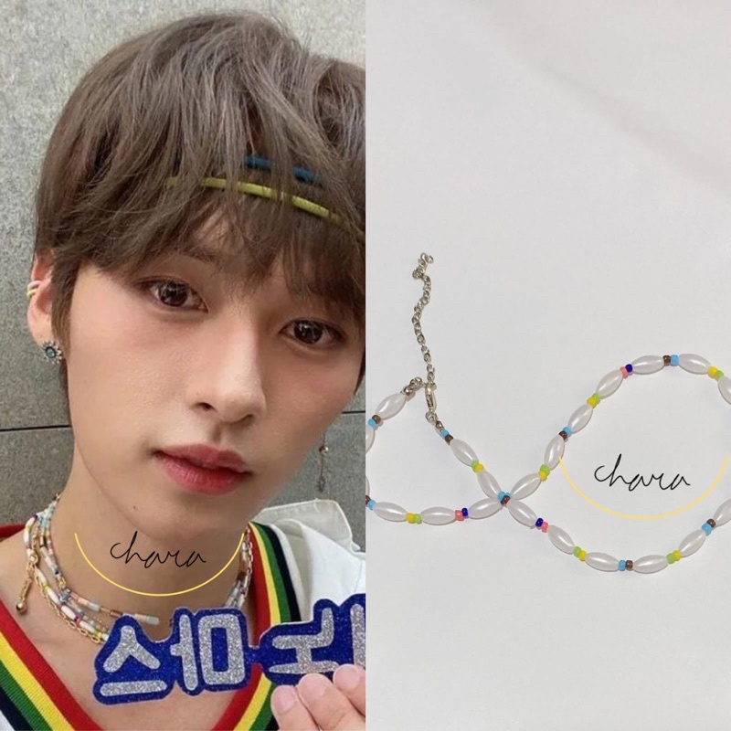 Jual lee know stray kids necklace // kalung lee know stray kids ...