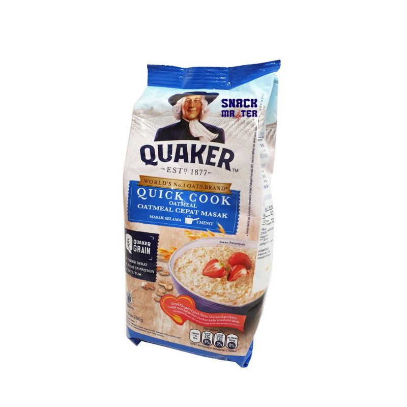 Jual Quaker Instant Oatmeal / Quick Cook 200gr | Shopee Indonesia