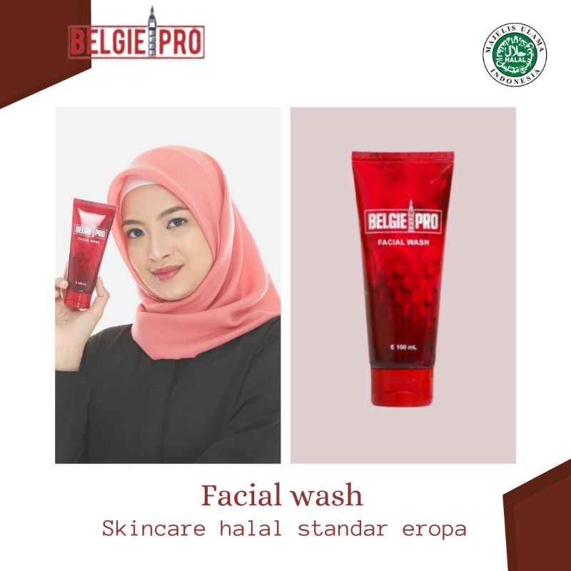 Jual Belgi Pro Facial wash 100 ml | Anti aging | Pembersih wajah ...