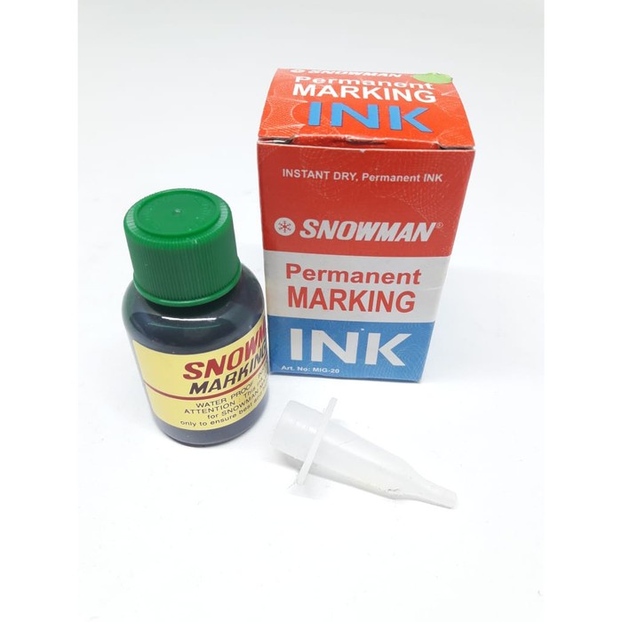 Jual TINTA SPIDOL PERMANENT SNWOMAN / SNOWMAN PERMANENT MARKING INK ...
