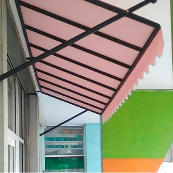 Jual kain awning/ atap tenda model sunbrella/plus jahit | Shopee Indonesia
