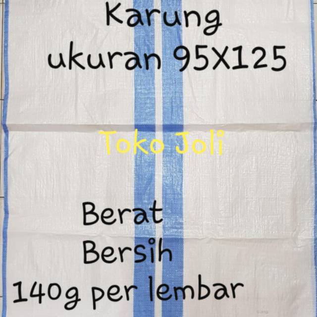 Jual Karung Plastik Besar Ukuran 95 x 125cm | Karung Jumbo | Shopee ...