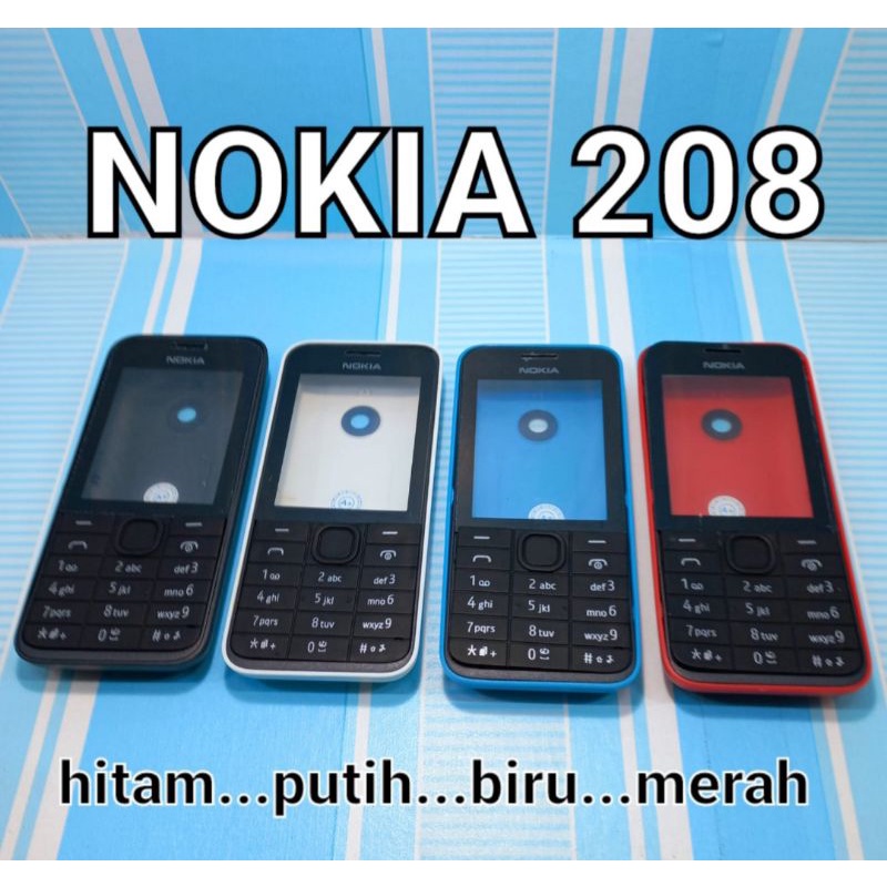 Jual Casing Nokia 208 fullset | Shopee Indonesia
