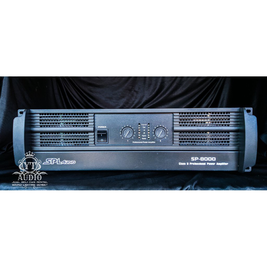 Jual Power SPL AUDIO SP8000 2X2000WAT CLASS H ORIGINAL | Shopee Indonesia