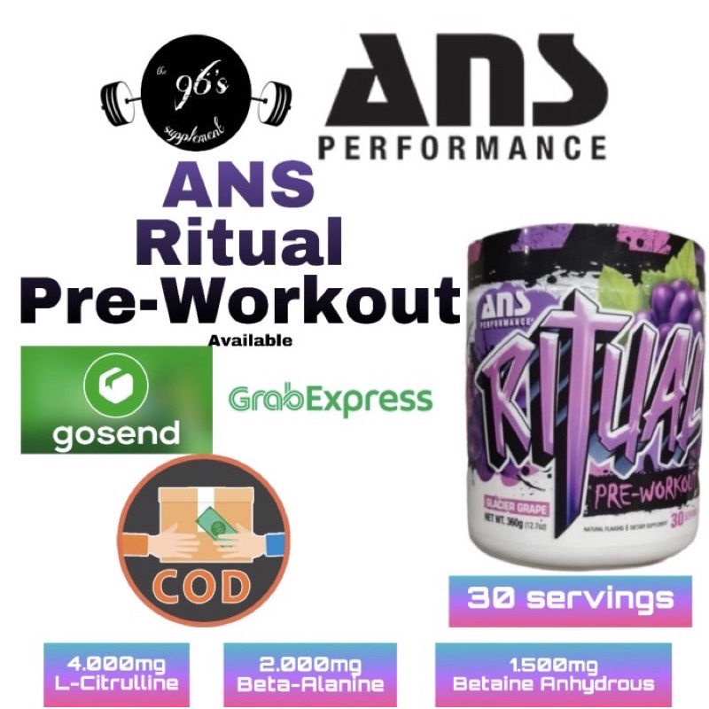 Jual ANS Ritual Pre-Workout 30 servings / Ritual preworkout | Shopee ...