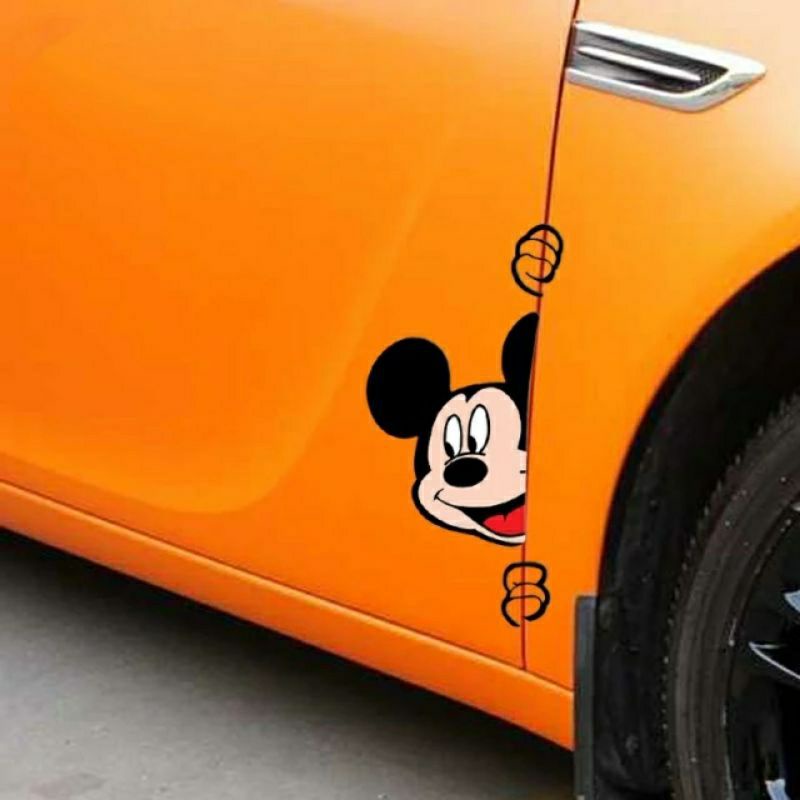Jual Stiker Mobil Stiker Cutting Vinyl Reflective Disney Mickey Mouse ...