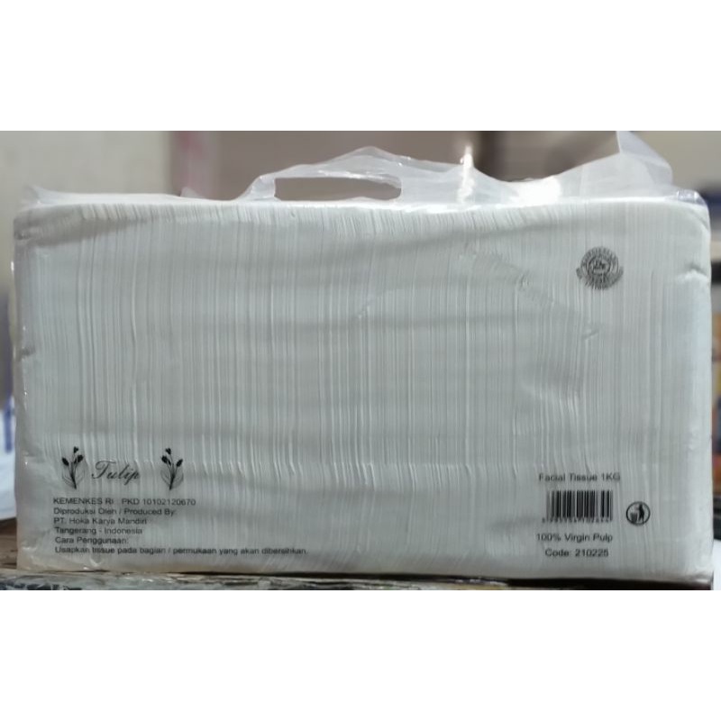 Jual Tissue Wajah Lembut Merk Tulip | Tissue Murah (berat +/- 1000gram ...