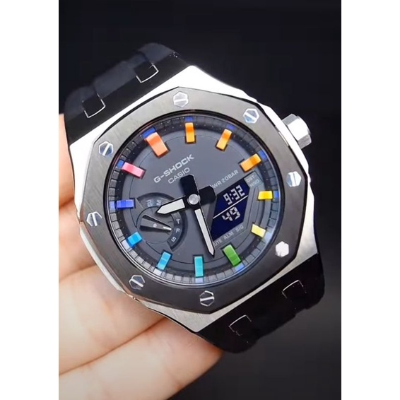 Jual Casio Gshock GA2100 Mod Oak Rainbow | Shopee Indonesia