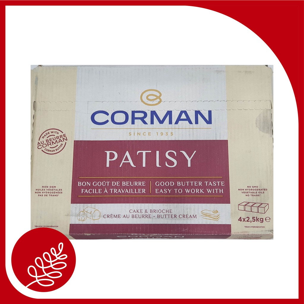 Jual CORMAN PATISY BULK UNSALTED DARI BELGIA 2.5KG / MAKANAN / SUSU ...