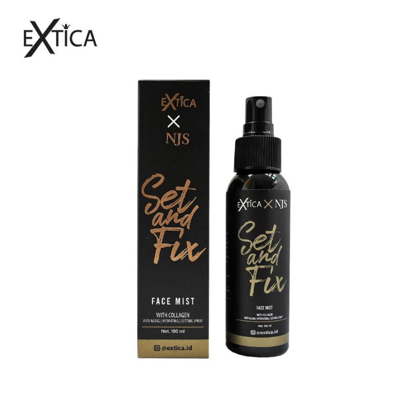 Jual Extica x NJS Set & Fix Face Mist | Shopee Indonesia