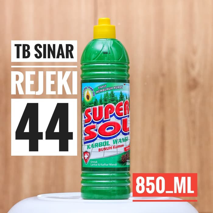 Jual SUPERSOL [BOTOL PLASTIK 850 ML] [KARBOL WANGI AROMA NATURAL PINE ...
