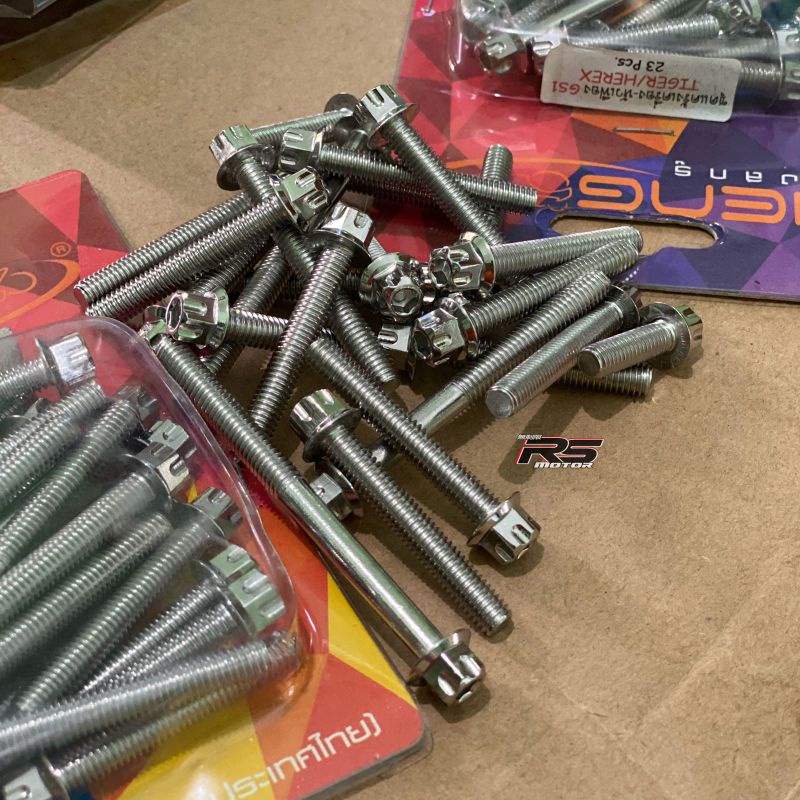 Jual Baut probolt blok mesin Tiger Megapro baut bak mesin kanan kiri ...