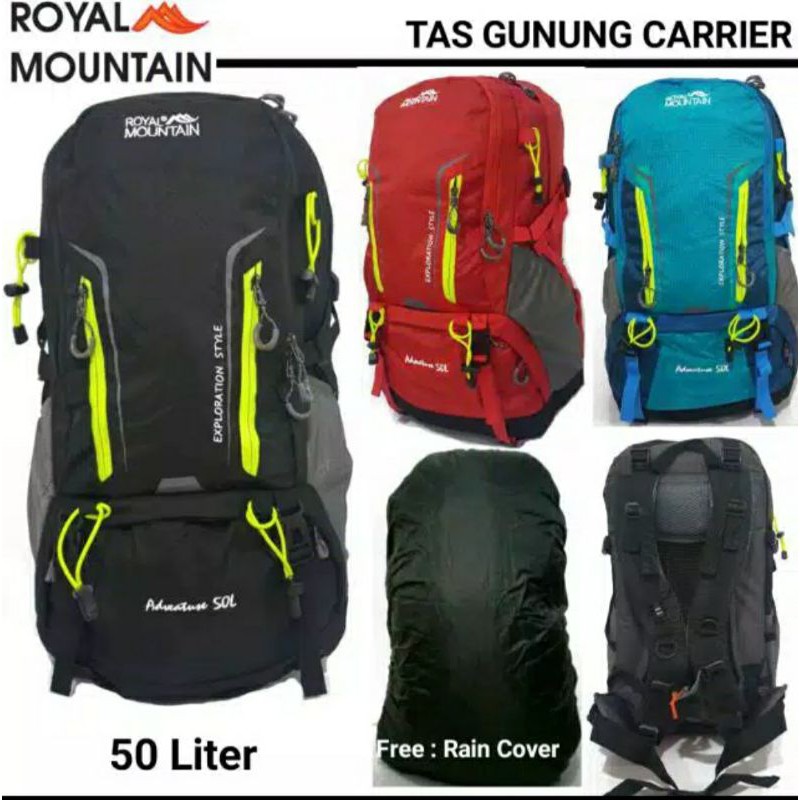Jual keril royal mountain 50L | Shopee Indonesia