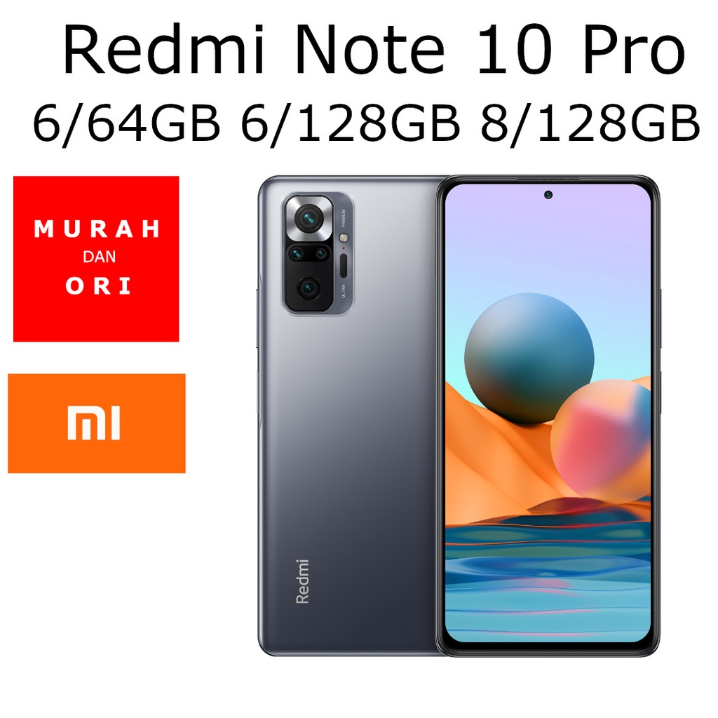 Jual Xiaomi Redmi Note 10 Pro 6/64GB 6/128GB 8/128GB | Shopee Indonesia