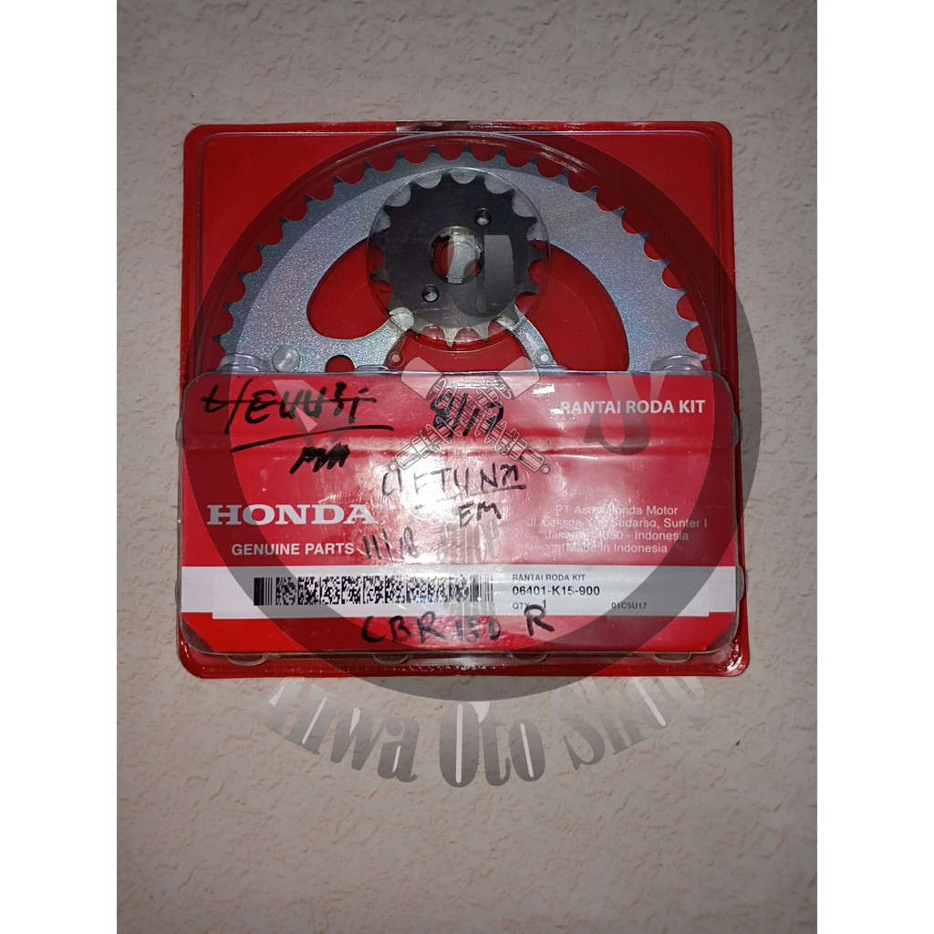 Jual GEAR set ORIGINAL AHM honda CBR 150 R (1 set) | Shopee Indonesia