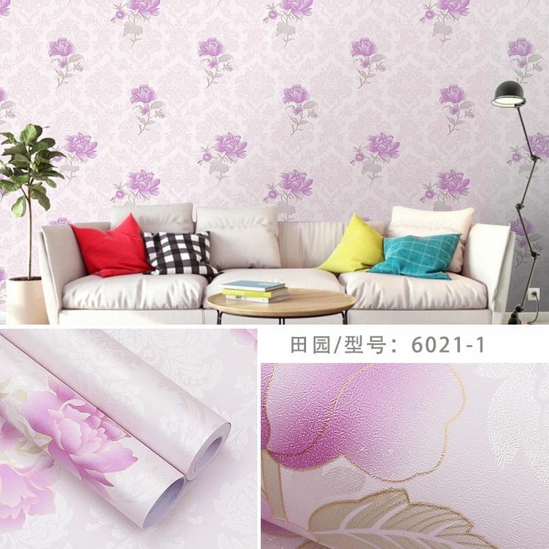 Jual Wallpaper dinding bunga 45 cm x 1 meter | Shopee Indonesia
