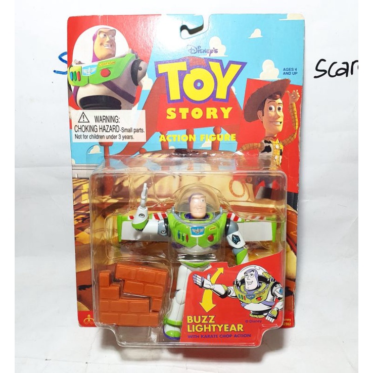 Jual Thinkway Toy Story Buzz Lightyear with karate chop action Disney ...
