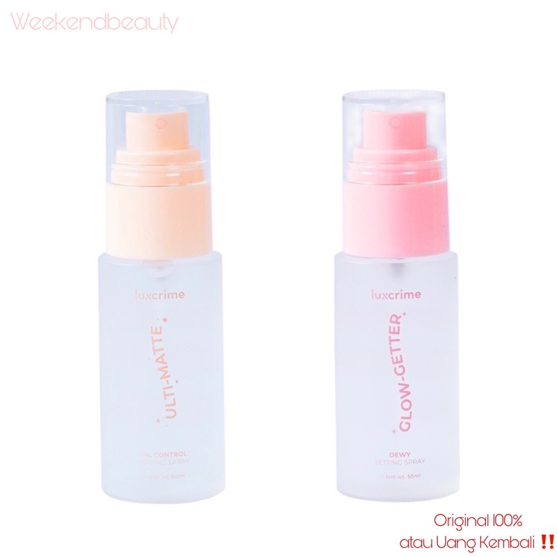 Jual LUXCRIME Setting Spray 50ML | Shopee Indonesia