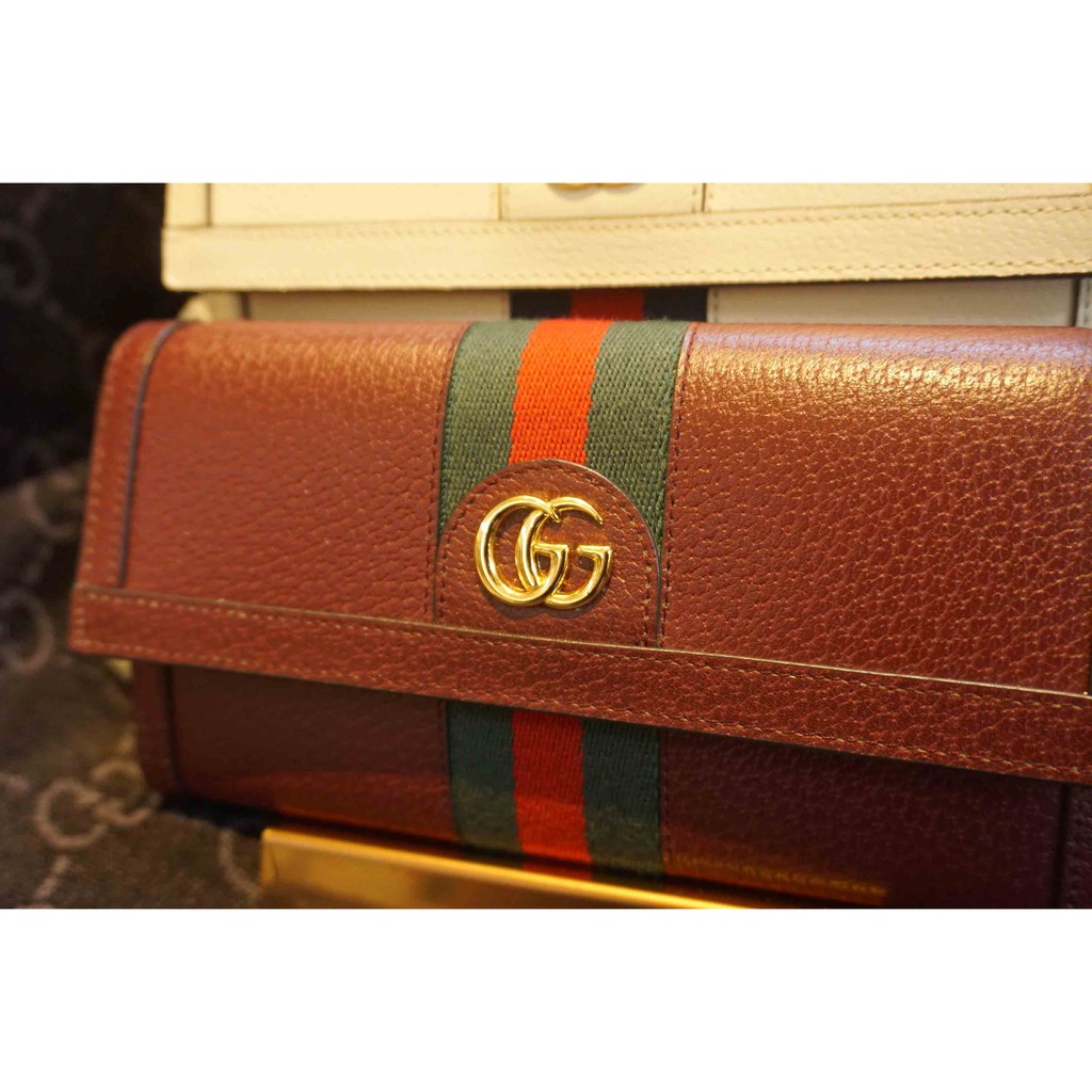 Jual Wallets Women Gucci Maroon | Shopee Indonesia