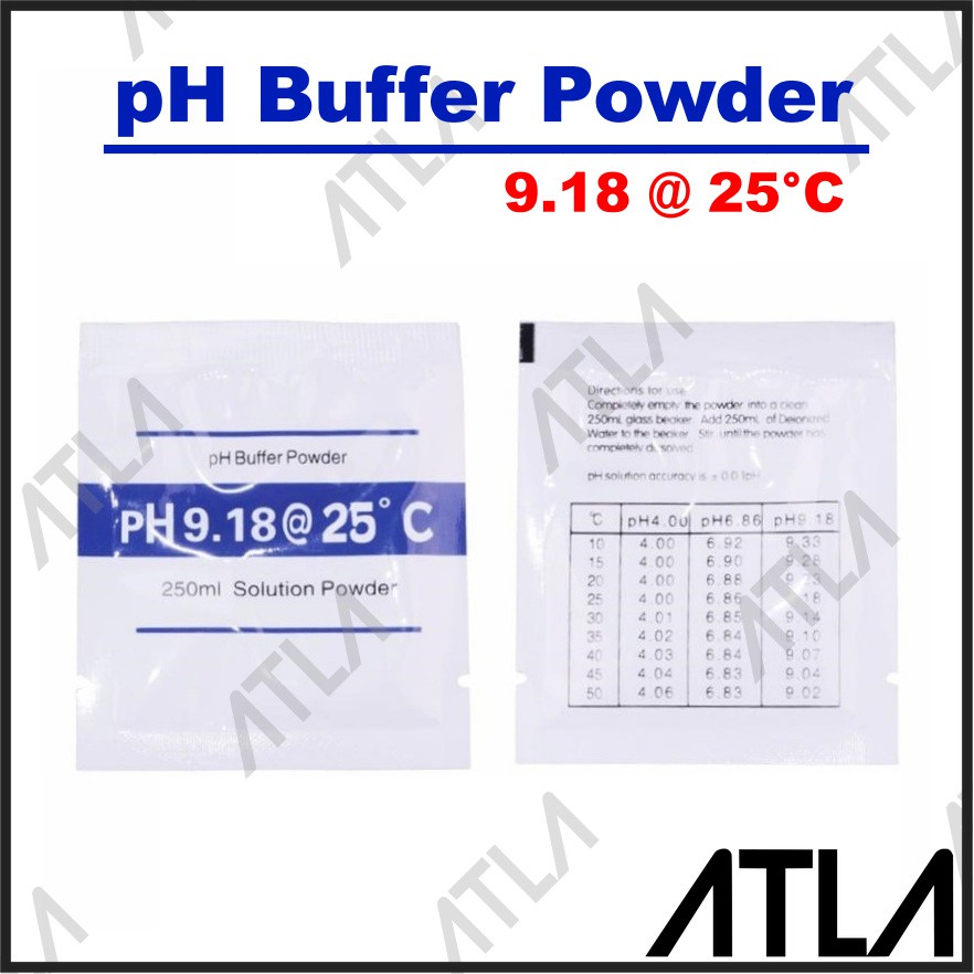 Jual PH Buffer Solution 9.18 Powder Serbuk Bubuk Kalibrasi Sachet EU017 ...