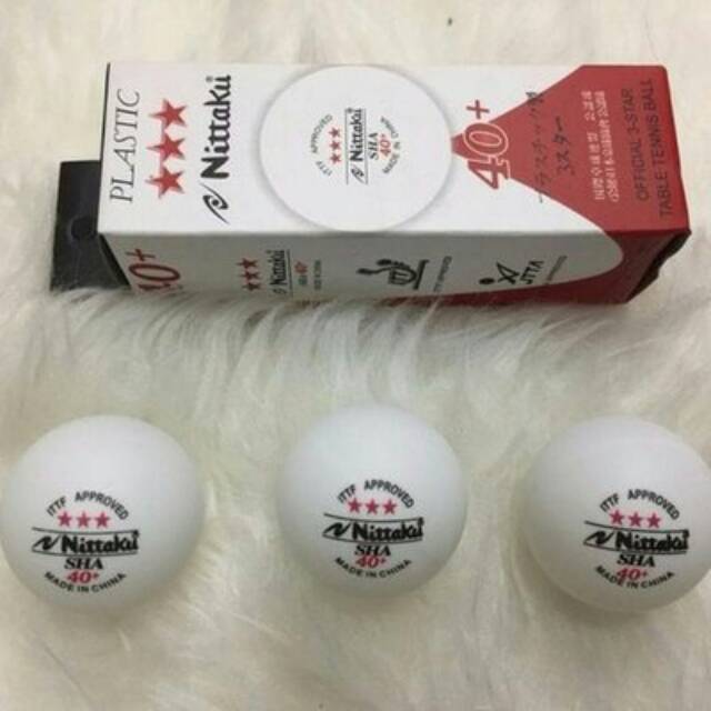 Jual Bola Pingpong Nittaku 40+ Plastic | Shopee Indonesia