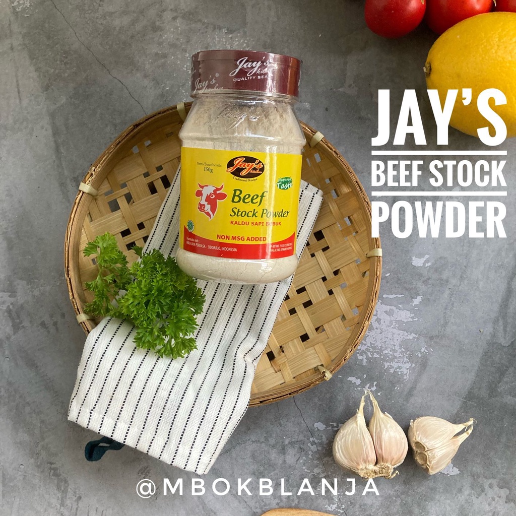 Jual JAYS JAY'S JAY BEEF STOCK KALDU SAPI BUBUK 100 GRAM | Shopee Indonesia